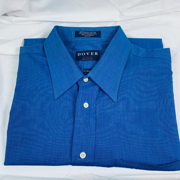 Dover Arrow | Shirts | Dover Arrow Shirt Broadcloth Mens Long Sleeve ...